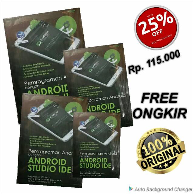 Jual BUKU PEMROGRAMAN ANDROID DENGAN ANDROID STUDIO IDE ORIGINAL ... Jual BUKU PEMROGRAMAN ANDROID DENGAN ANDROID STUDIO IDE ORIGINAL ...