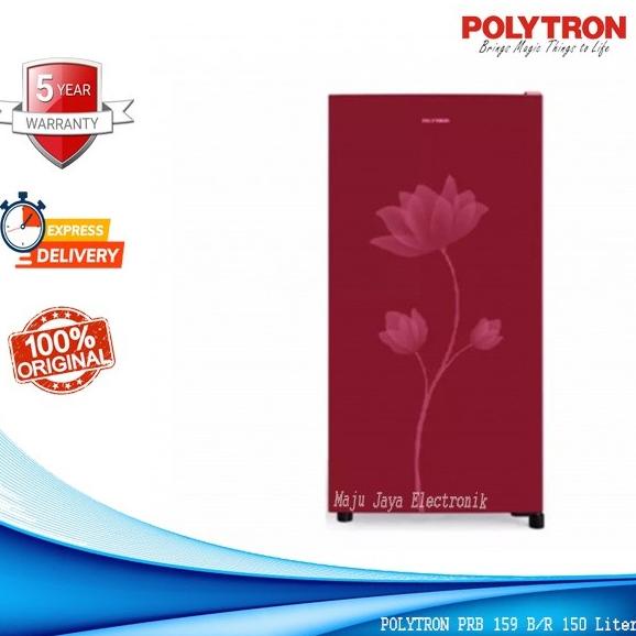 Jual KULKAS 1 PINTU POLYTRON PRB 159 B R SEMI DEFROST LOW WATT 150 ...