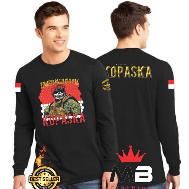 Jual PROMO KAOS TNI KOPASKA ORIGINAL / BAJU TNI AL KOPASKA / KOPASKA T ...