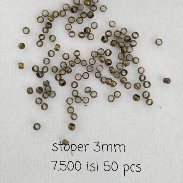 Jual Stopper merica besi 3mm harga berubah 10.000 isi 50 | Shopee Indonesia
