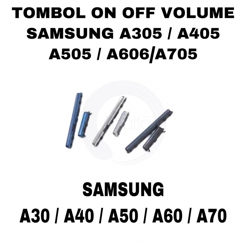 Jual Tombol Luar On Off Volume Samsung A20 A30 A40 A50 A60 A70 / A305 A405 A505 A606 A705 ...