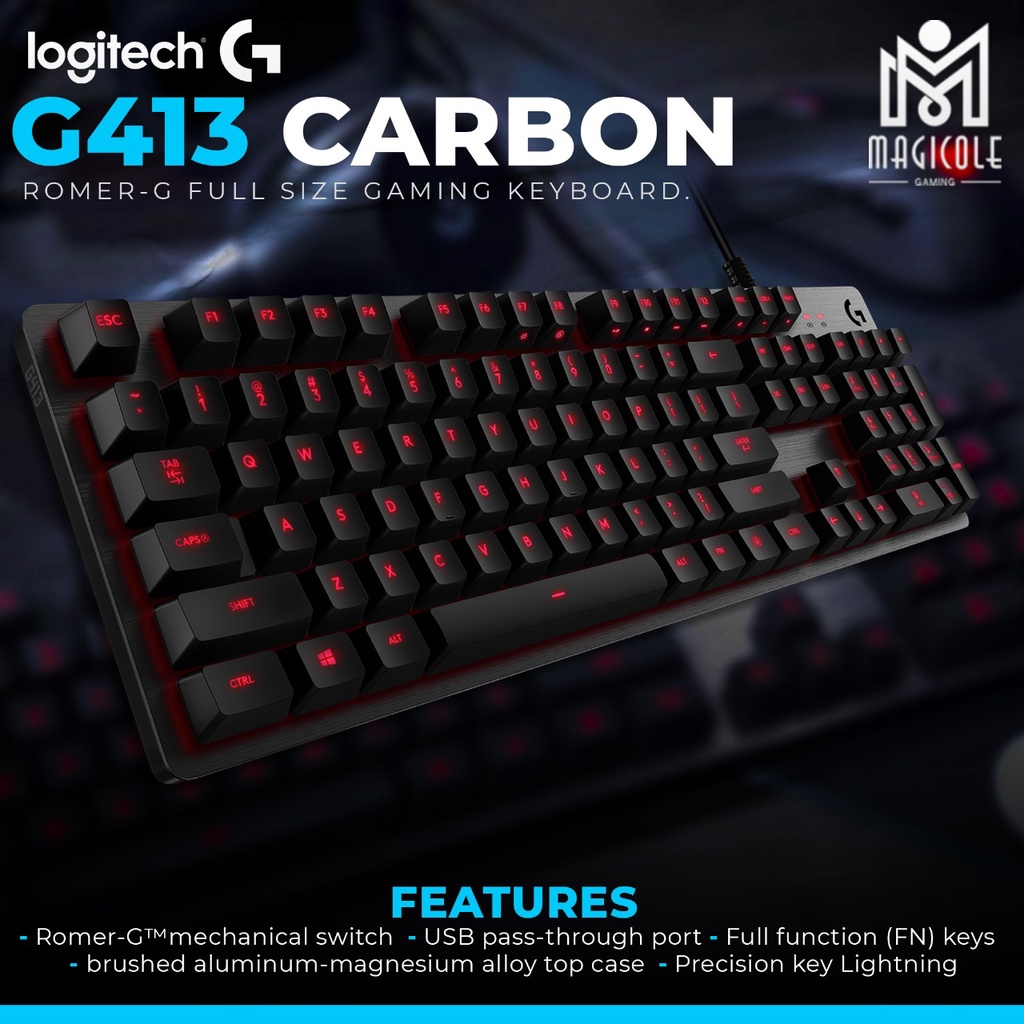 Jual LOGITECH G413 Keyboard Gaming | Shopee Indonesia