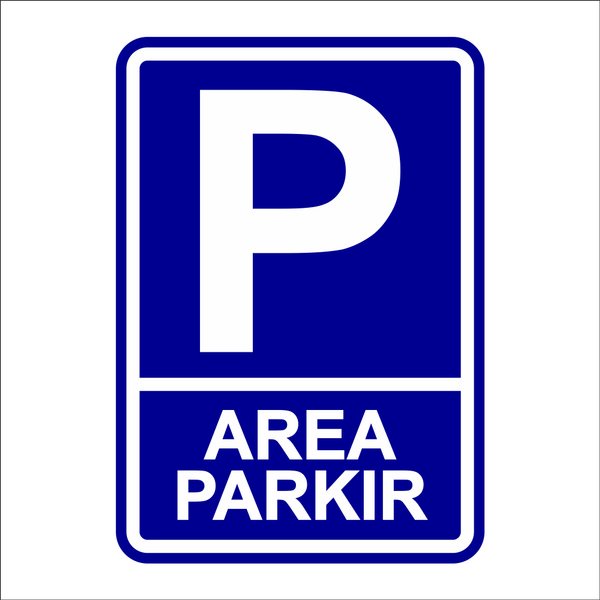 Jual Rambu Area Parkir Model Kotak 35cm x 50cm | Shopee Indonesia