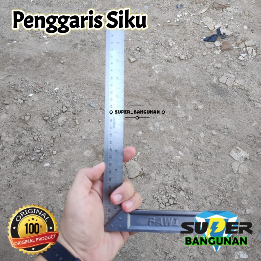 Jual Penggaris Siku / Siku Ukur / Siku L | Shopee Indonesia