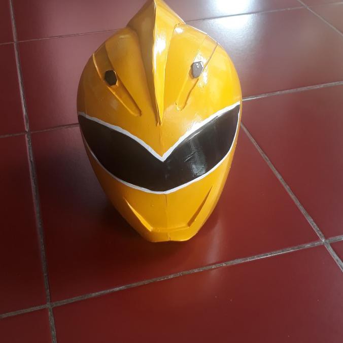 Jual helm cosplay power ranger dino thunder kuning Kode 1223 | Shopee ...