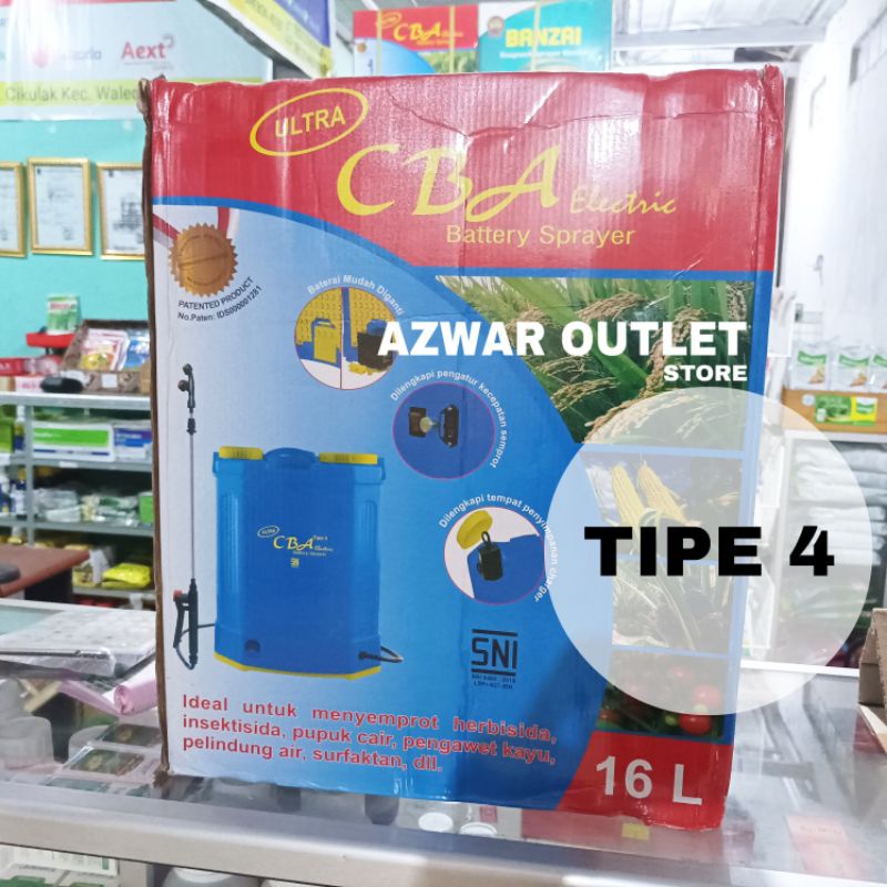 Jual Alat semprot pertanian gendong SNI | sprayer elektrik CBA + BANZAI CBA 16 liter ASLI ...