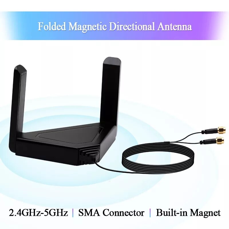 Jual PREORDER External Antennas Set High Gain 2.4G/5Ghz Dual Band 6Dbi ...