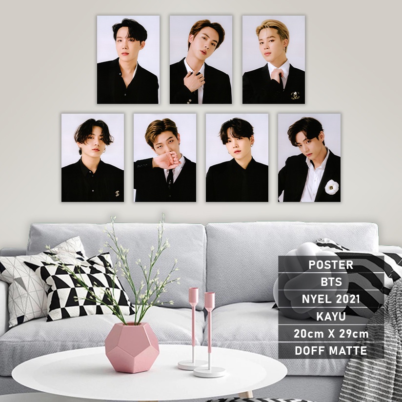 Jual POSTER BTS NYEL 2021 20CM X 29CM KAYU | Shopee Indonesia