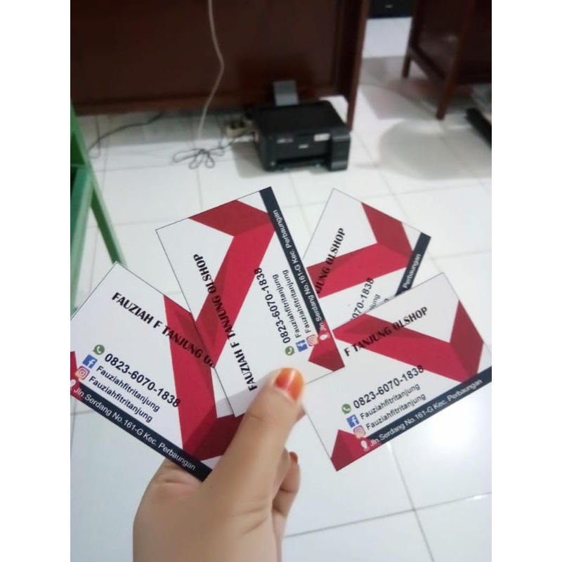 Jual CETAK ID CARD PLUS PLASTIK | Shopee Indonesia