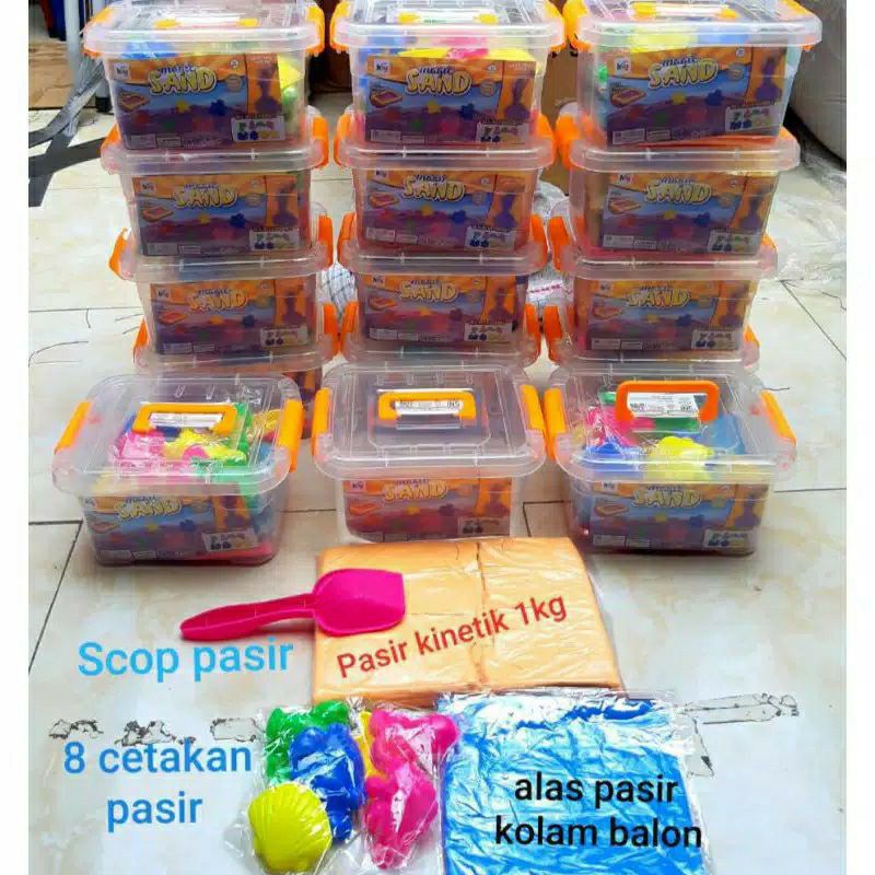 Jual nota live Mainn pasir ajaib set one kg | Shopee Indonesia