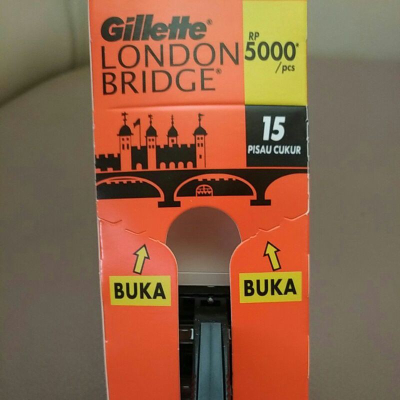 Jual Gillette London Bridge Pisau Cukur Disposable | Shopee Indonesia