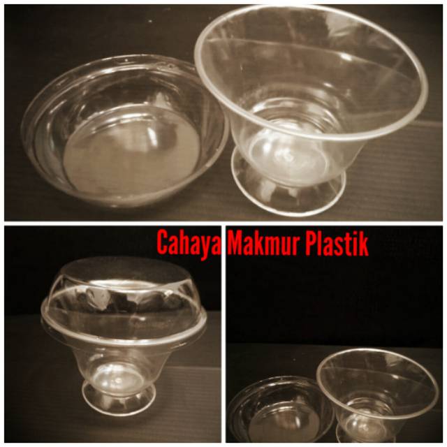 Jual Luxory Plastic Pudding Cup, Gelas Puding PlastikMewah isi 12set ...
