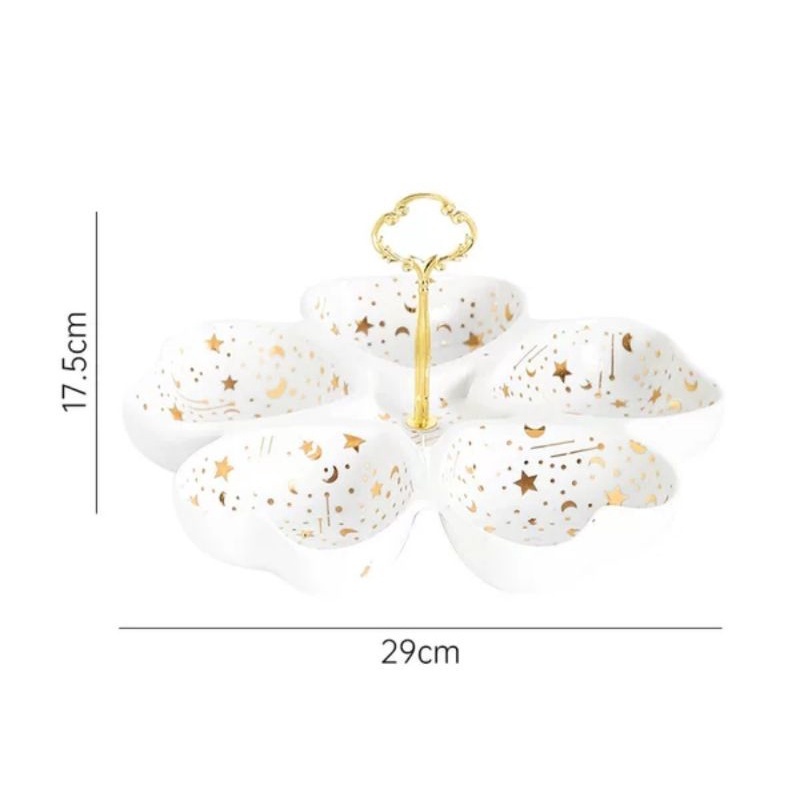 Jual Sun Snack Tray / Tempat Camilan Keramik / Wadah Snack & Fruit ...