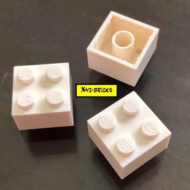 Jual LEGO PARTS 300301 - Brick 2x2 White | Shopee Indonesia