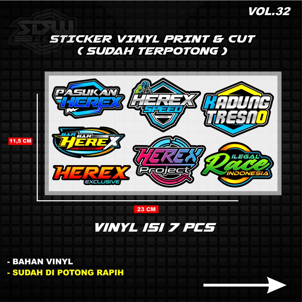 Jual Stiker Print Cut Stiker Motor Variasi Stiker Racing | Shopee Indonesia