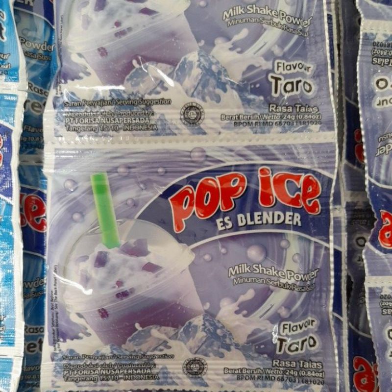 Jual Pop ice taro 10x24 gram | Shopee Indonesia