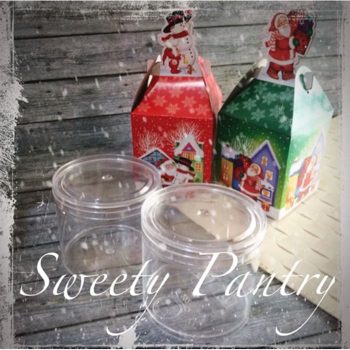 Jual packaging box/ dus kue/ gift box Natal 1 Toples 250 Gr Tabung - 12 ...