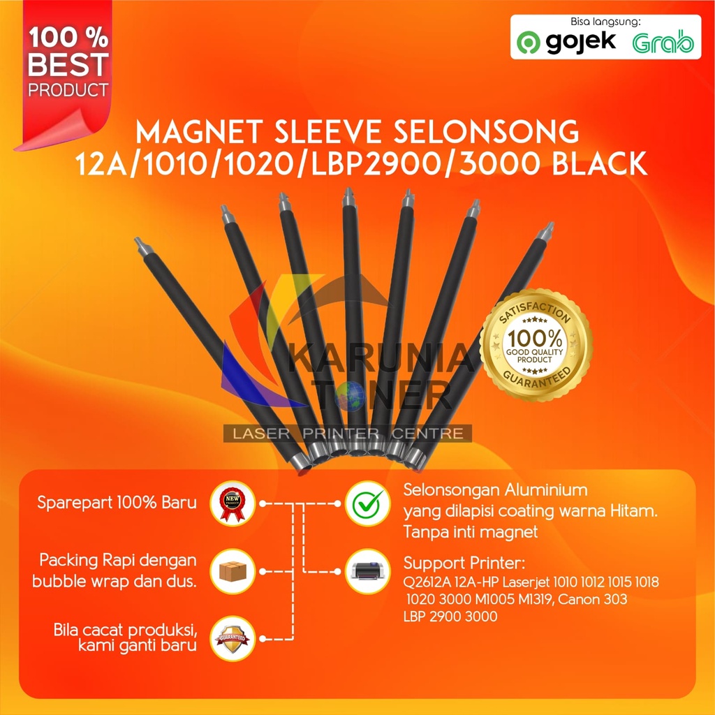 Jual Magnet Sleeve Selongsong MRS For use in Laserjet 12A 1010 1020 ...