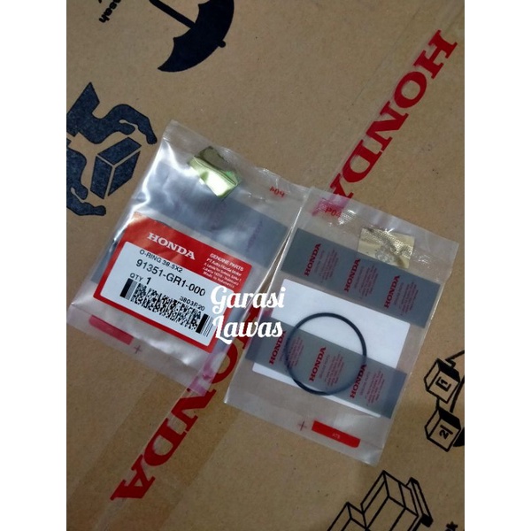 Jual 91351-GR1-000 Oring pulley 38.5x2 original AHM Honda beat oring ...