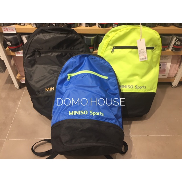 Jual MINISO SPORT BACKPACK / TAS PUNGGUNG SPORT | Shopee Indonesia
