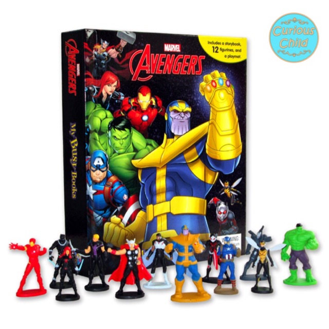 Jual My Busy Book Marvel Avengers Infinity War includes a Storybook, 12 ...