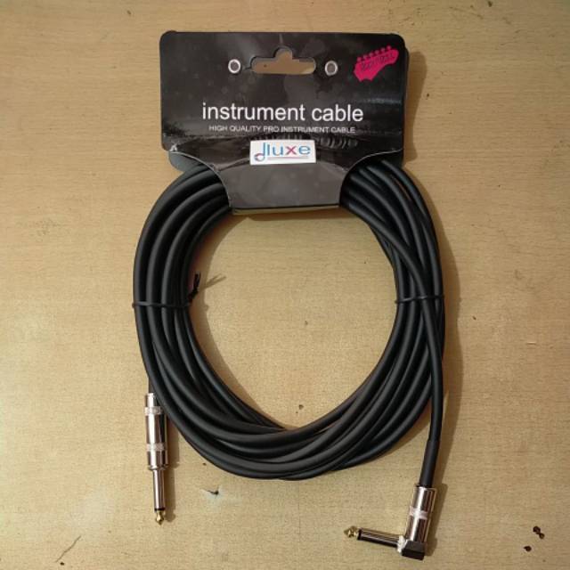 Jual kabel jack gitar dan bass original dluxe 6 meter | Shopee Indonesia