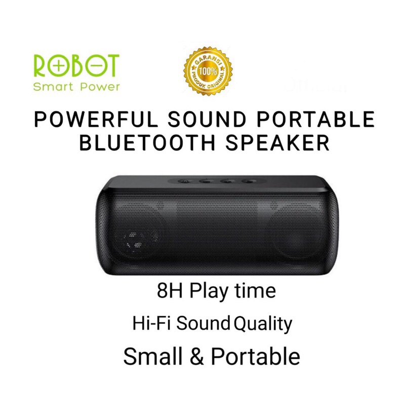 Jual Robot RB220 Speaker Bluetooth 5.0 Powerful Sound Portable True ...
