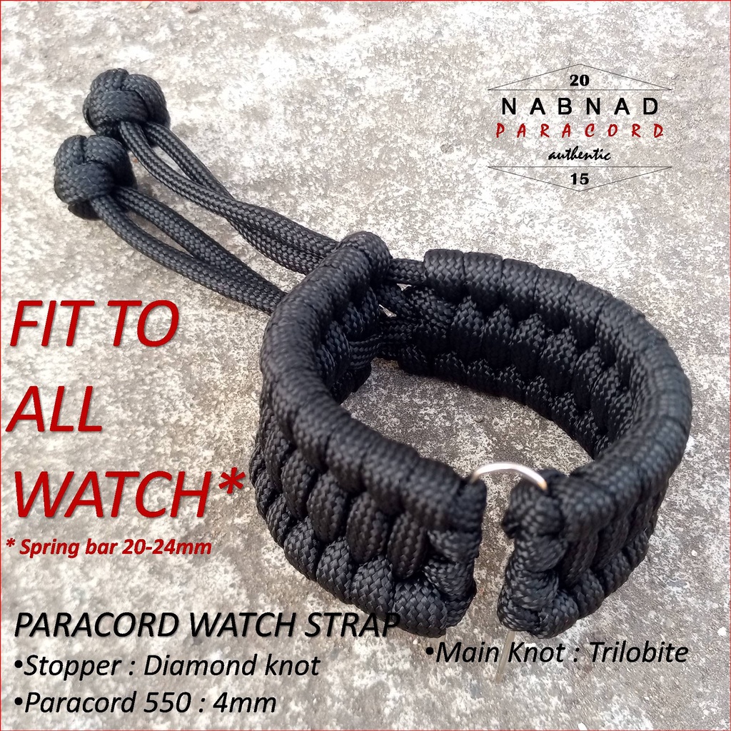 Jual Nabnad Strap Paracord Jam Tangan Suunto Traverse Samsung Watch ...