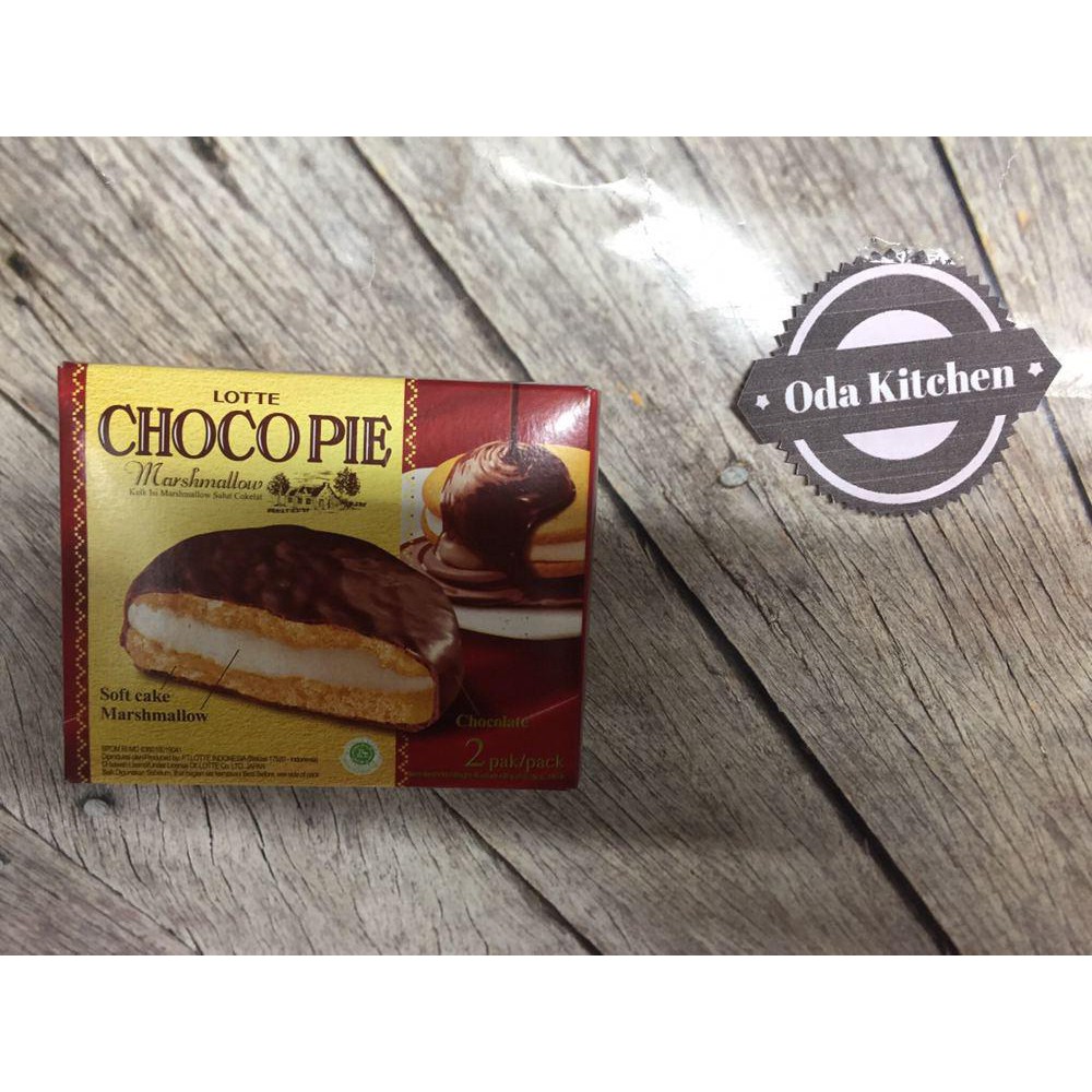 Jual LOTTE CHOCO PIE CHOCOPIE MARSHMALLOW ISI 2 PACK 56gr | Shopee ...