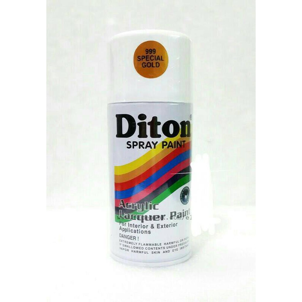 Jual cat semprot diton special gold perkakas | Shopee Indonesia