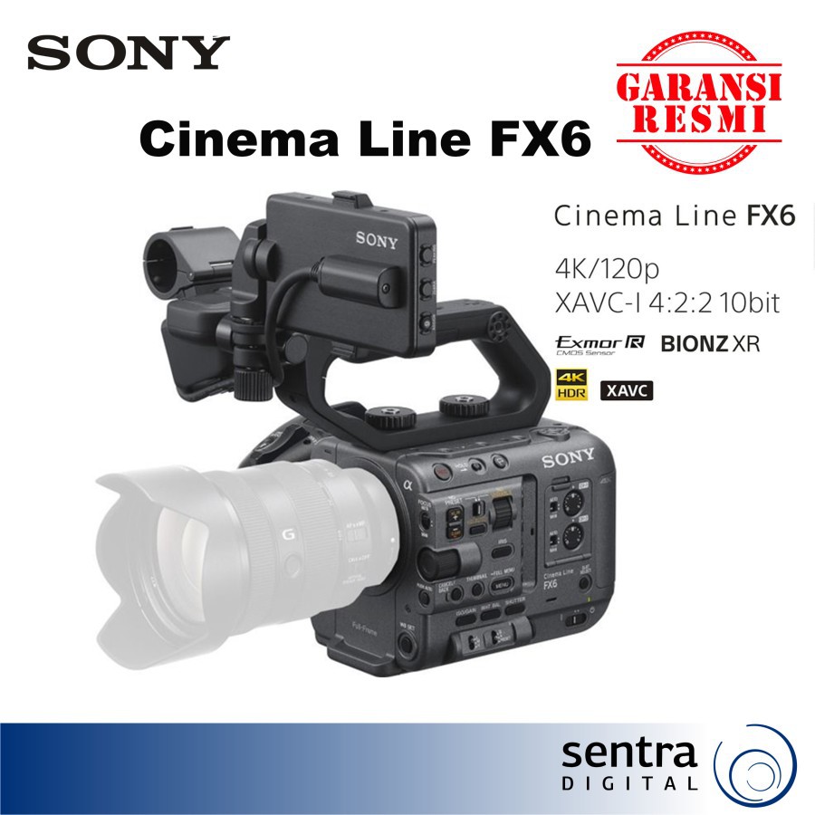 Jual Sony PXW FX6 Full-Frame Cinema Camera / Sony FX6 / Sony FX 6 | Shopee Indonesia