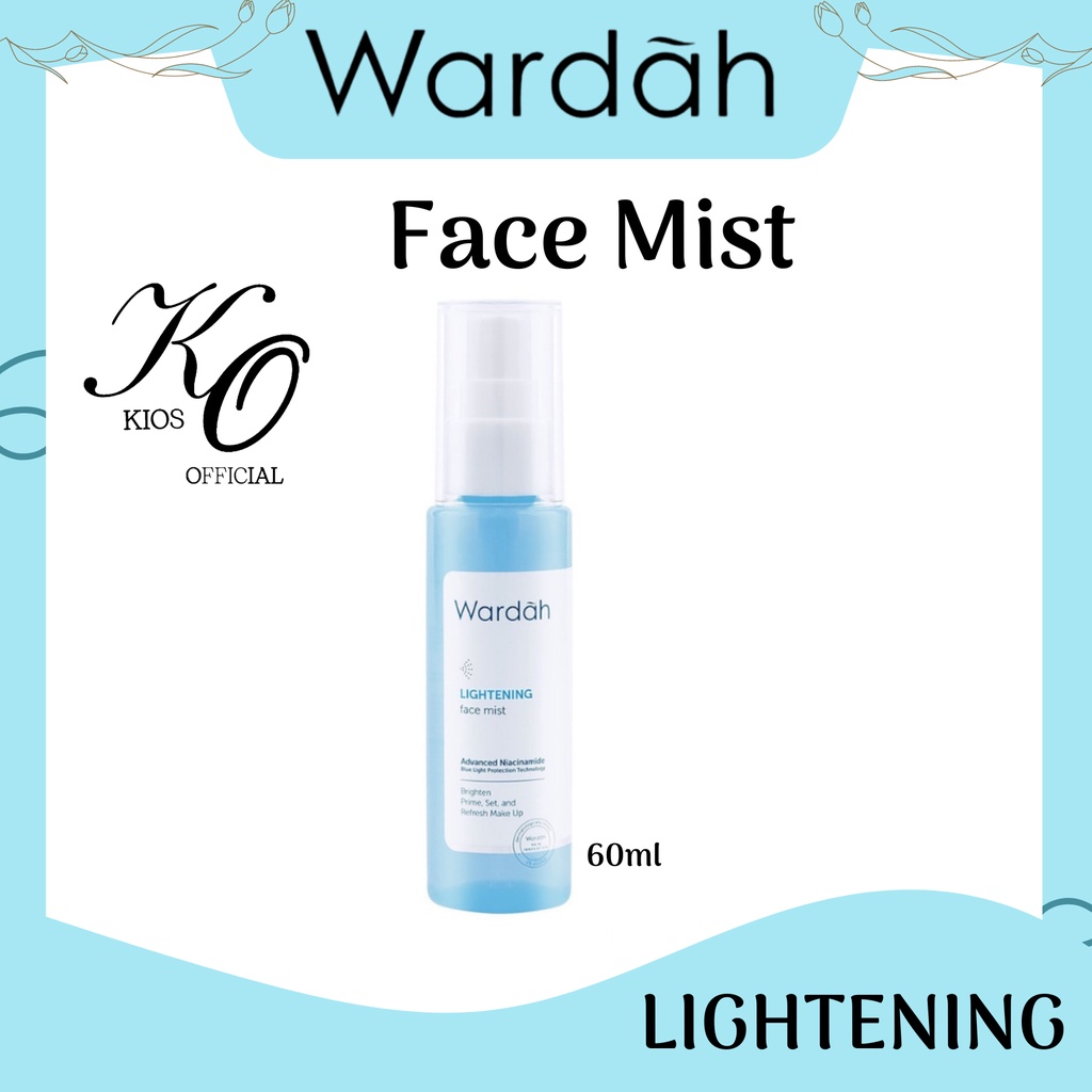 Jual Wardah Lightening Face Mist 60ml | Setting Spray | Shopee Indonesia