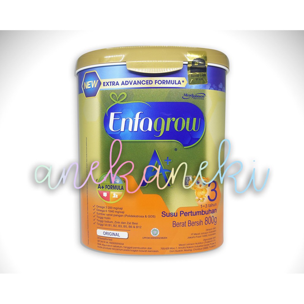Jual Enfagrow A3 800gr rasa original A+3 tahap 3 | Shopee Indonesia