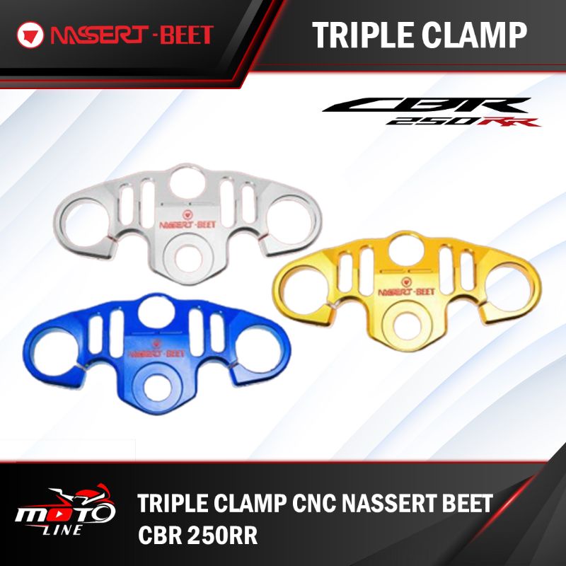 Jual Segitiga Triple Clamp CNC Nassert beet CBR250RR | Shopee Indonesia