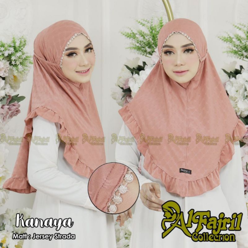 Jual KANAYA KERUT STRADA AL FAJRIL / JILBAB KERUT / HIJAB KERUT / BERGO ...