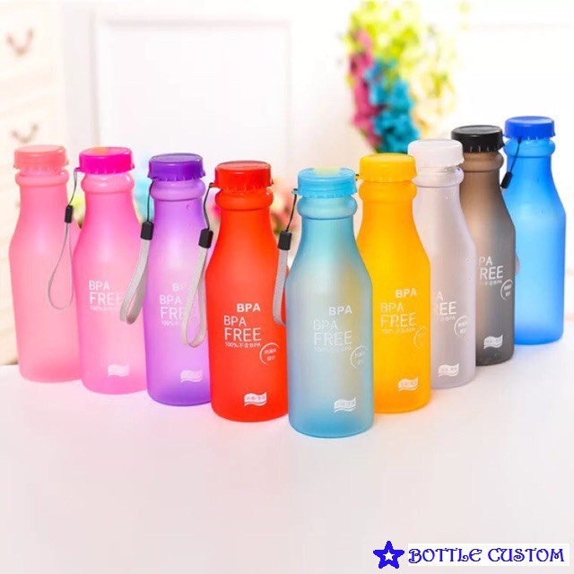 Jual [BOTC] Botol Bpa Free Doff Soda Colour 550ML | Shopee Indonesia