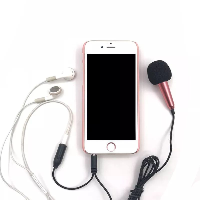 Jual Mic Smule Karaoke Mini / Mic 2 in 1With Jack Audio Earphone ...