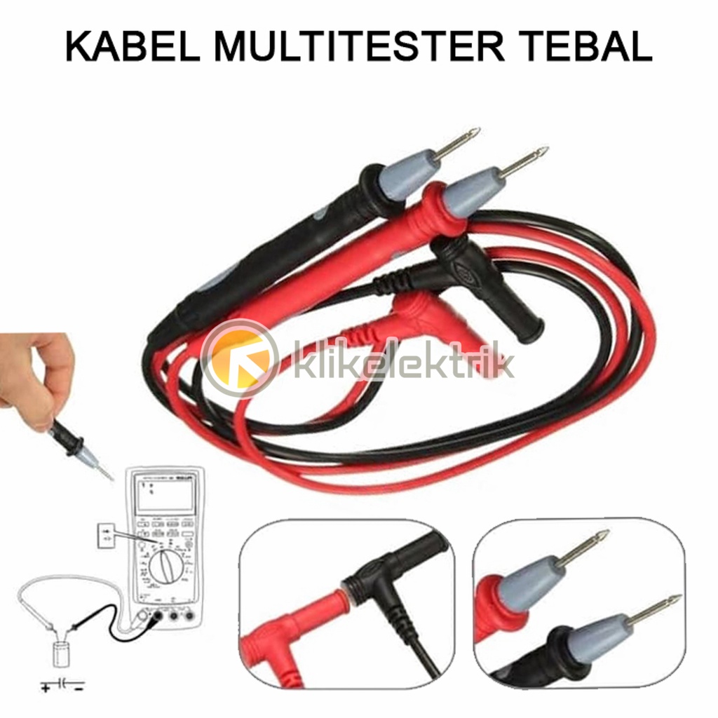 Jual Kabel Multitester Tebal Prop Cable Avo Meter Digital Analog Tester ...