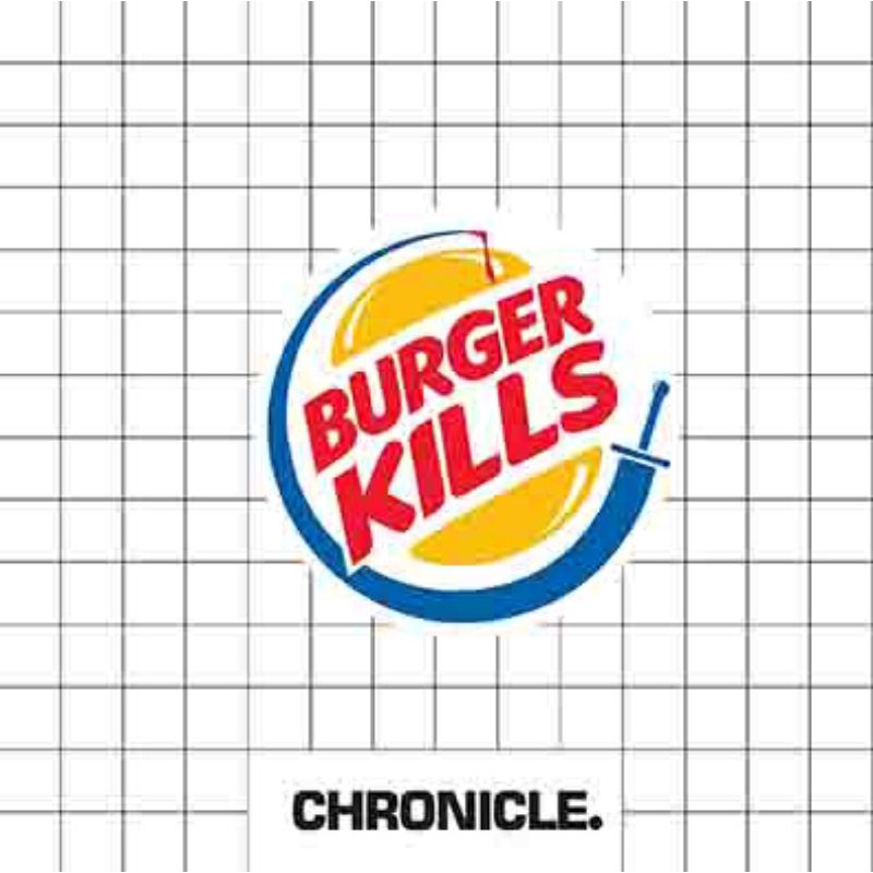 Jual STICKER VINYL AESTHETIC BURGER KILLS | Shopee Indonesia