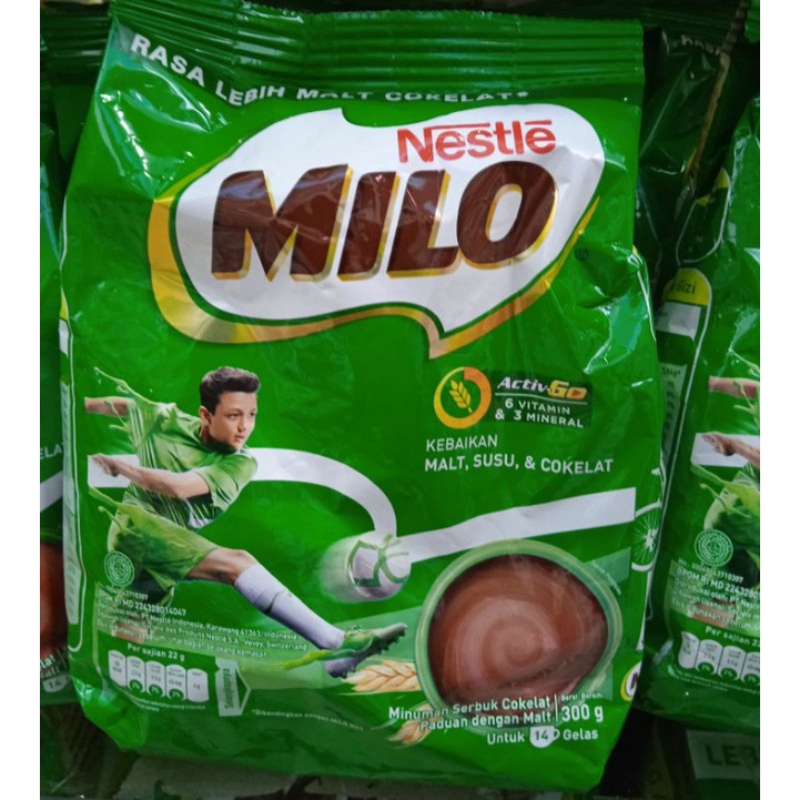 Jual Nestle Milo Active Go Cokelat 300 Gram | Shopee Indonesia