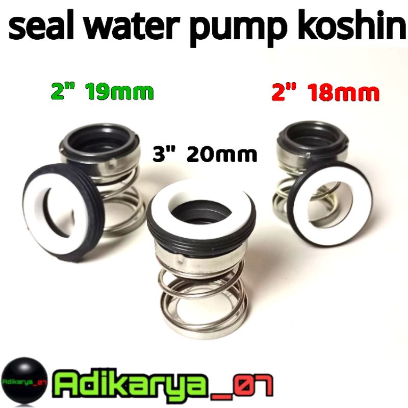 Jual Mechanical sil seal Koshin sil pompa air 18,19,20 mm 2" 3" inci seal kato seal koshin ...
