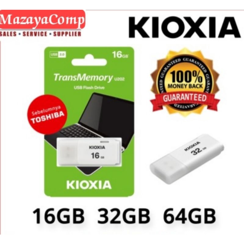 Jual FLASHDISK KIOXIA eks TOSHIBA HAYABUSA 64GB 32GB 16GB Original Japan, Penyimpanan Data FD ...