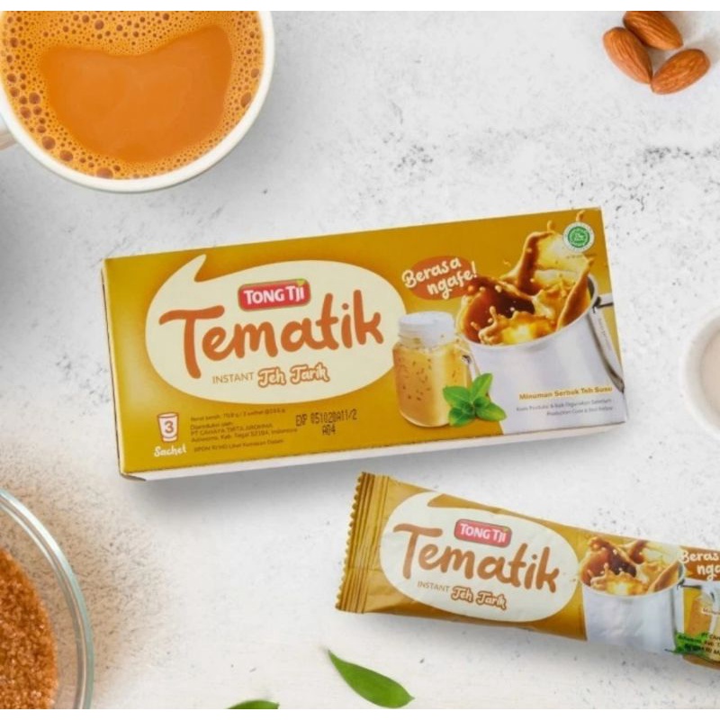Jual Tong Tji Tematik Instant Teh Tarik (Isi 3 Sachet) | Shopee Indonesia