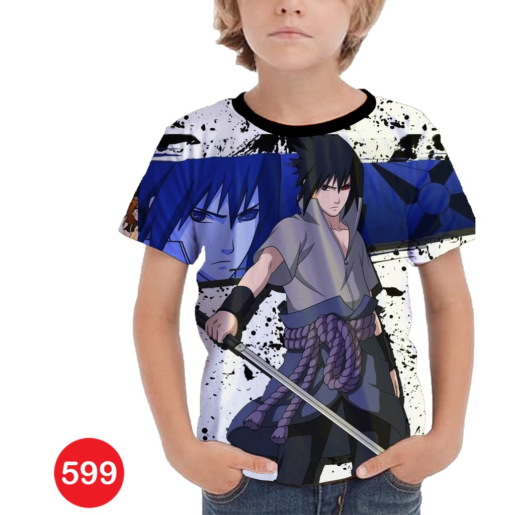 Jual Baju Naruto 3D Baju Sasuke Uchiha Itachi Kartun Series Anak #599 ...