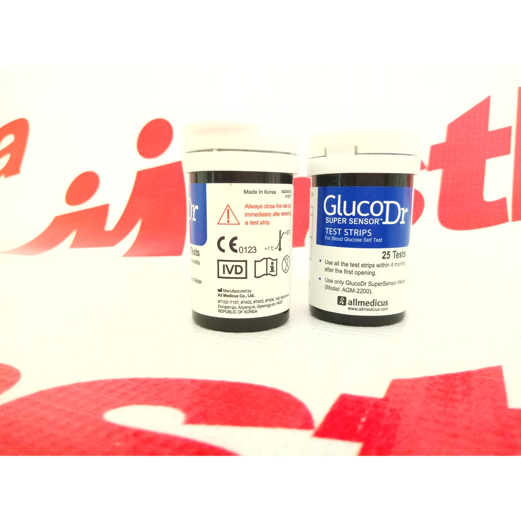 Jual Refill Isi Ulang Strip Gula Darah Glucose Glukosa GlucoDr Super Sensor | Shopee Indonesia