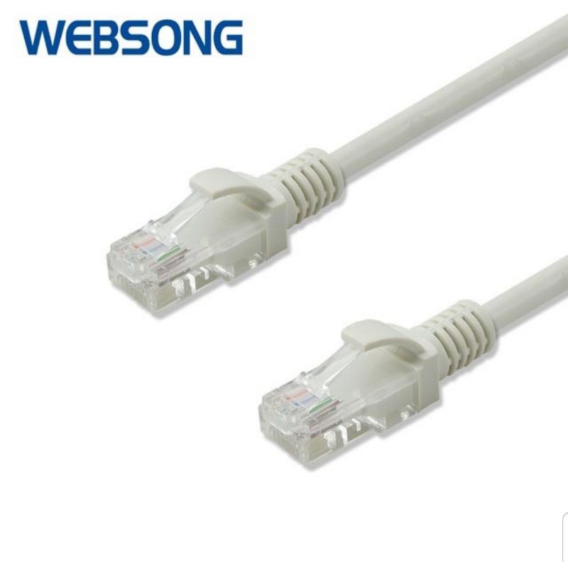Jual Kabel LAN RJ45 UTP Ethernet 1.5M 3M 5M 10M 15M 20M 30M Cat5 WEBSONG | Shopee Indonesia
