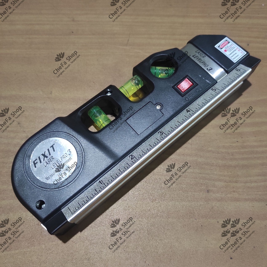Jual Waterpass & Meteran Laser / Water Pass / Penggaris 250 CM 2,5 ...