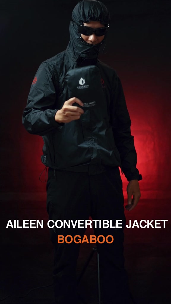 Jual BOGABOO JACKET AILEEN CONVERTIBLE FOLDABLE - Jaket Waterproof Pria ...