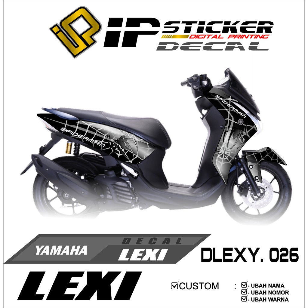 Jual LEXI Decal Sticker atau full body LEXI desain 26 BISA CUSTOM ...