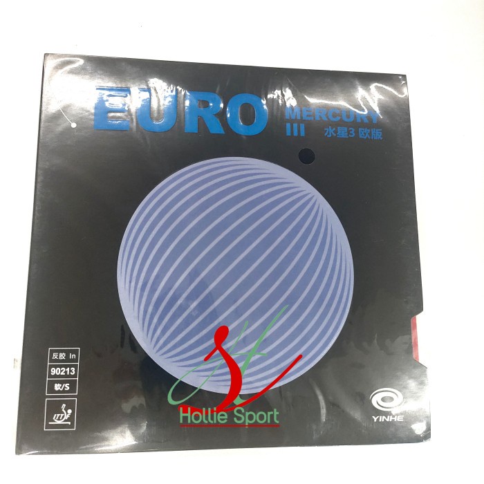 Jual DM YINHE MERCURY 3 EURO karet bet pingpong tenis meja - Hitam | Shopee Indonesia